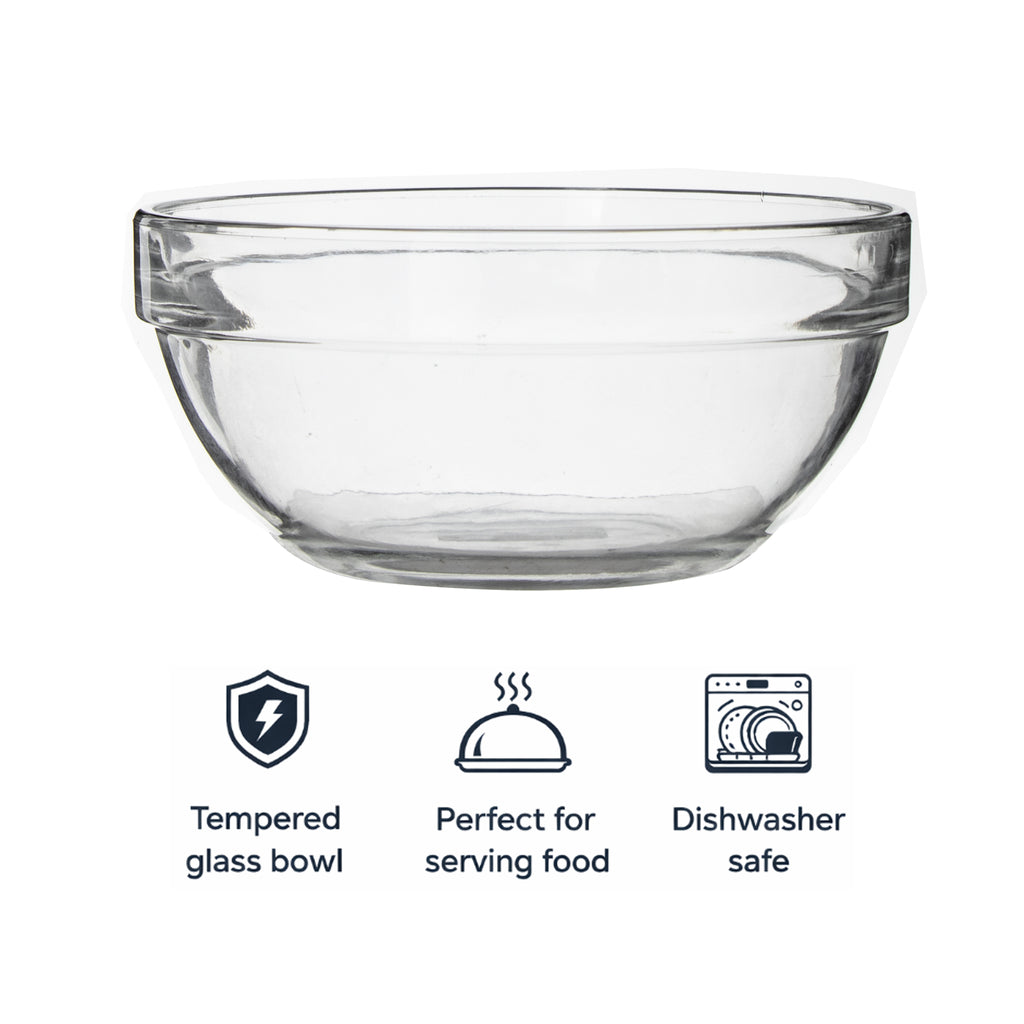 REGENT STACKING GLASS BOWL, 1L - use 27234 – HCS Home and Catering ...