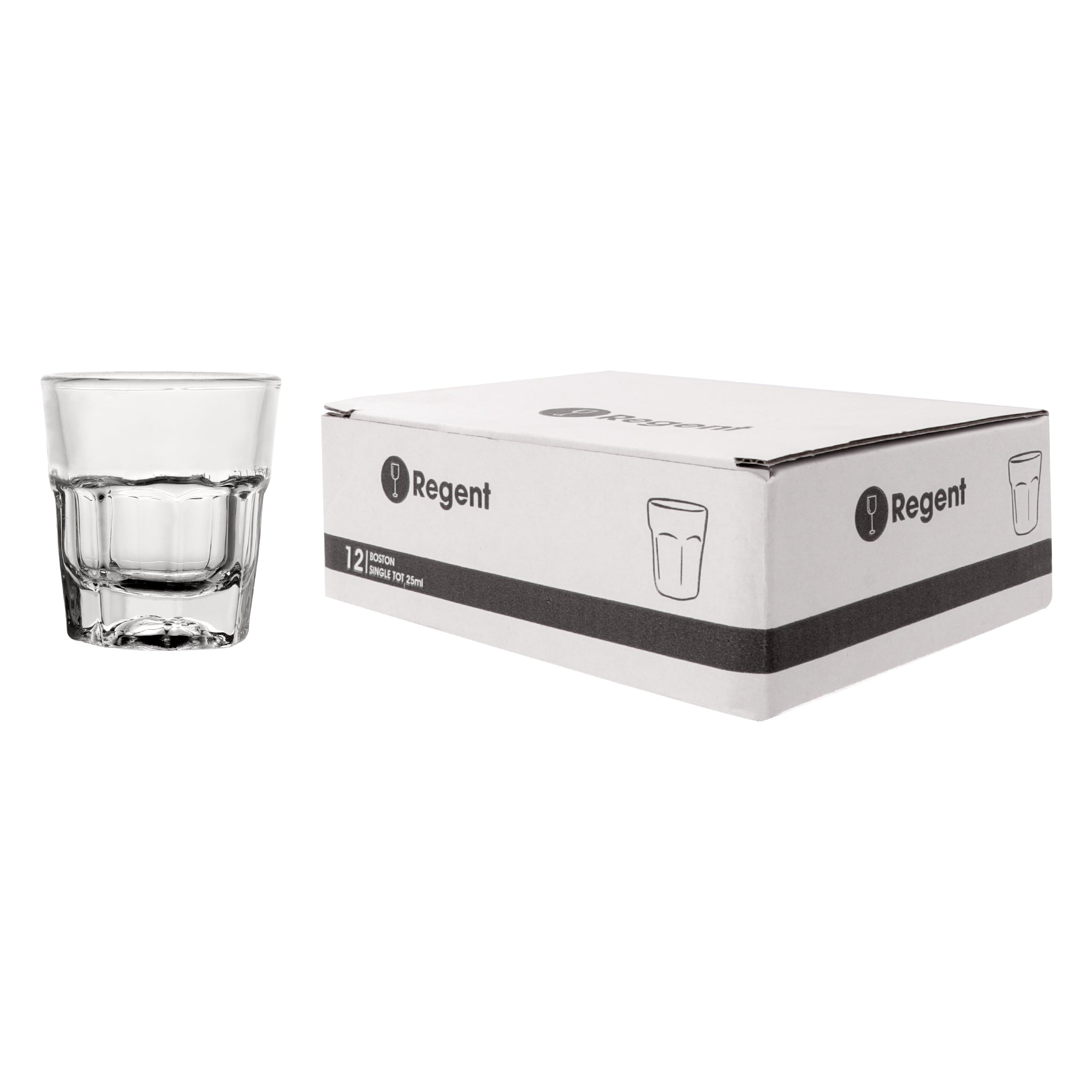 REGENT BOSTON SHOOTER GLASS 12 PACK, (25ML) – HCS Home and Catering ...