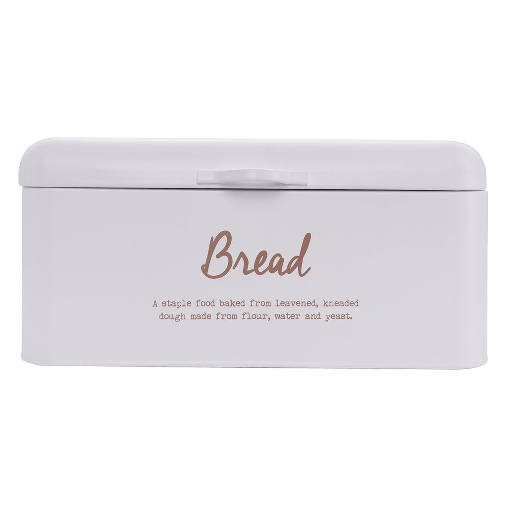 REGENT BREAD TIN WHITE WITH GOLD PRINT, 335X190MM – HCS Home and ...