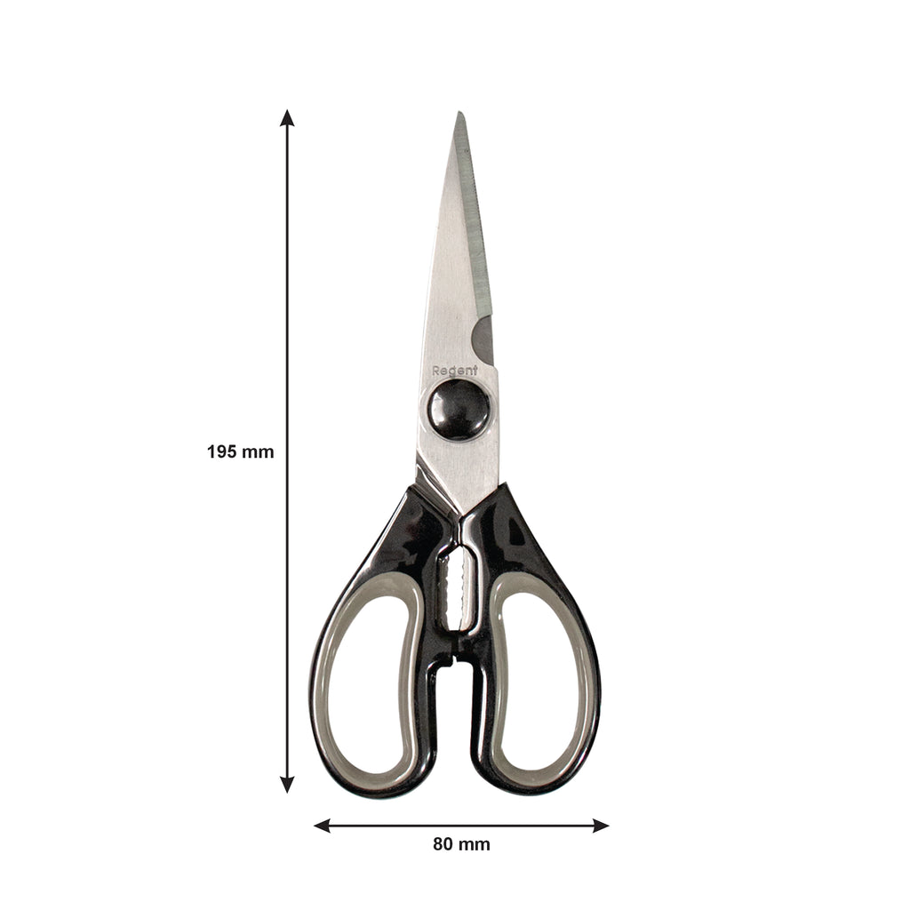 REGENT KITCHEN SCISSOR BLACK AND GREY, 190MM – HCS Home and Catering ...
