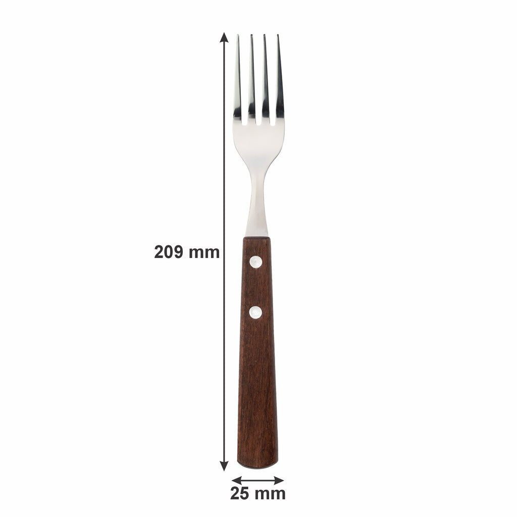 REGENT KITCHEN FORKS WITH WOODEN HANDLES 4PK, 209MM – HCS Home and ...
