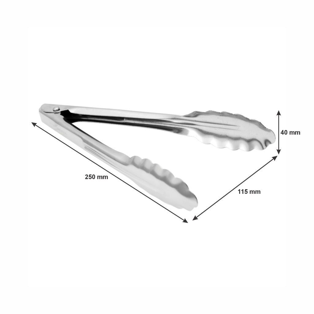REGENT UTILITY TONG STAINLESS STEEL, 250MM – HCS Home and Catering ...