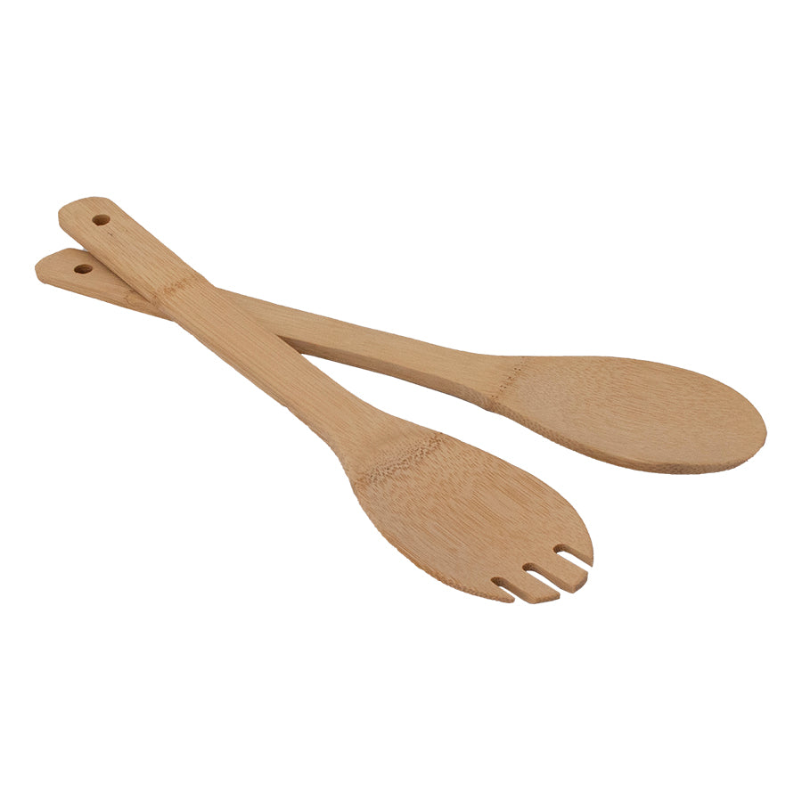 REGENT BAMBOO SALAD FORK AND SPOON 2 PIECES, 300MM – HCS Home and ...