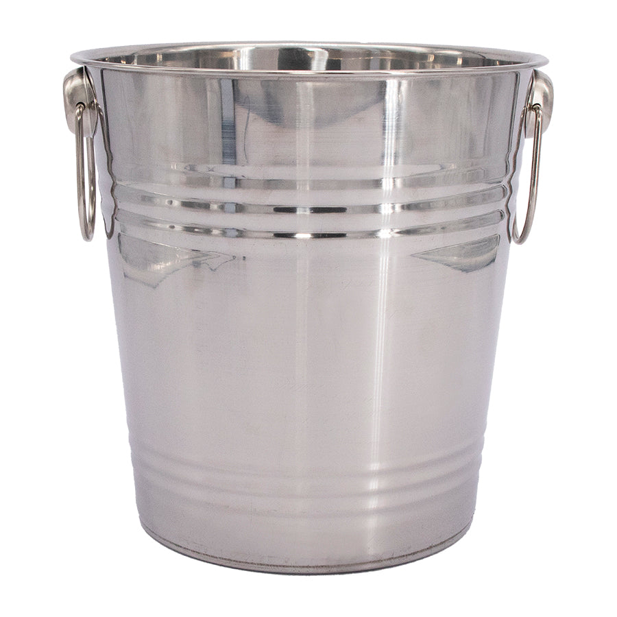 BAR BUTLER ICE BUCKET WITH HANDLES STAINLESS STEEL, 4.5LT (200MMX200 D ...