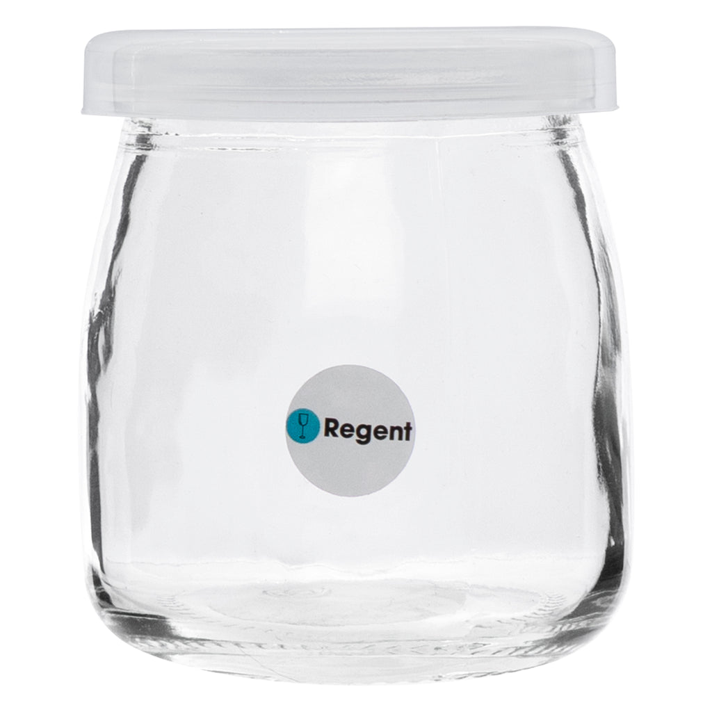 REGENT YOGHURT JAR WITH PLASTIC LID 6PK, 150ML – HCS Home and Catering ...