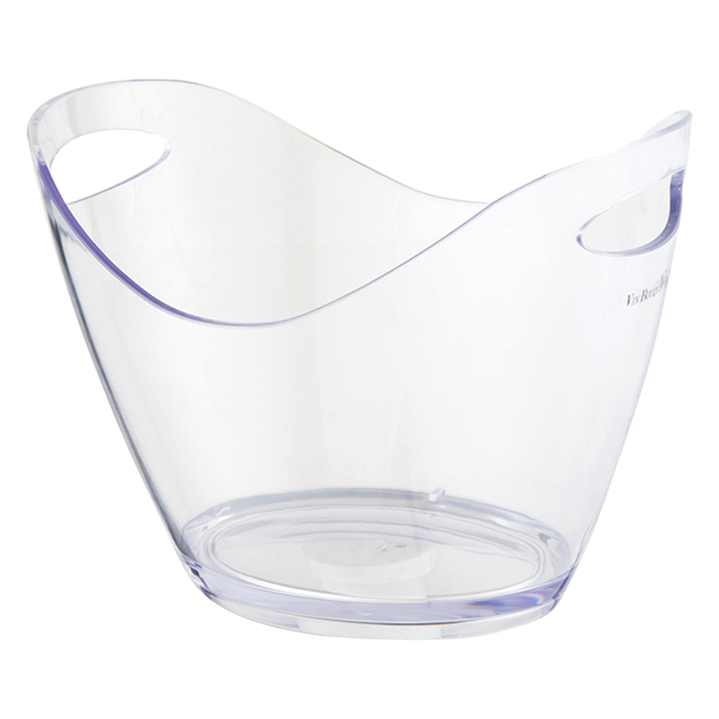BAR BUTLER WINE BUCKET OVAL CLEAR PS PLASTIC, 4L – HCS Home and ...