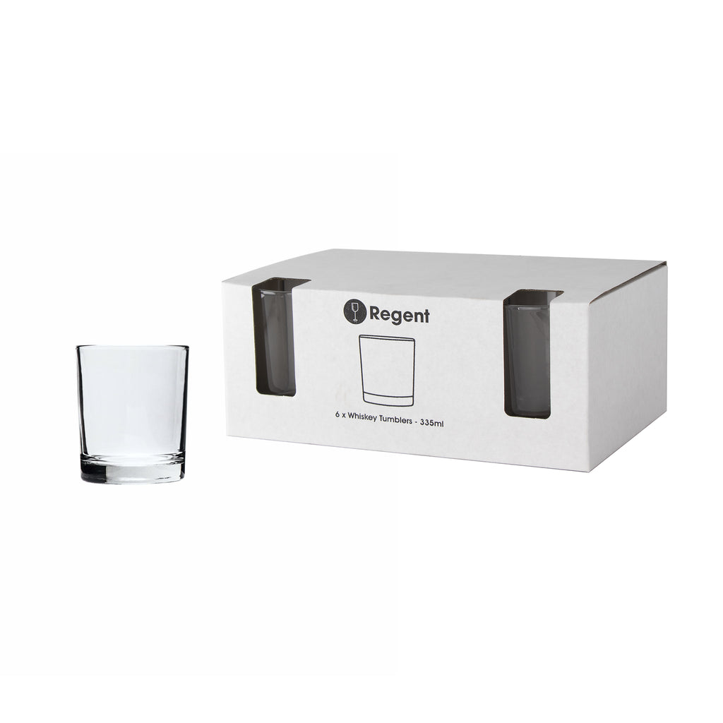REGENT WHISKY GLASS 6 PACK, (335ML) – HCS Home and Catering Suppliers