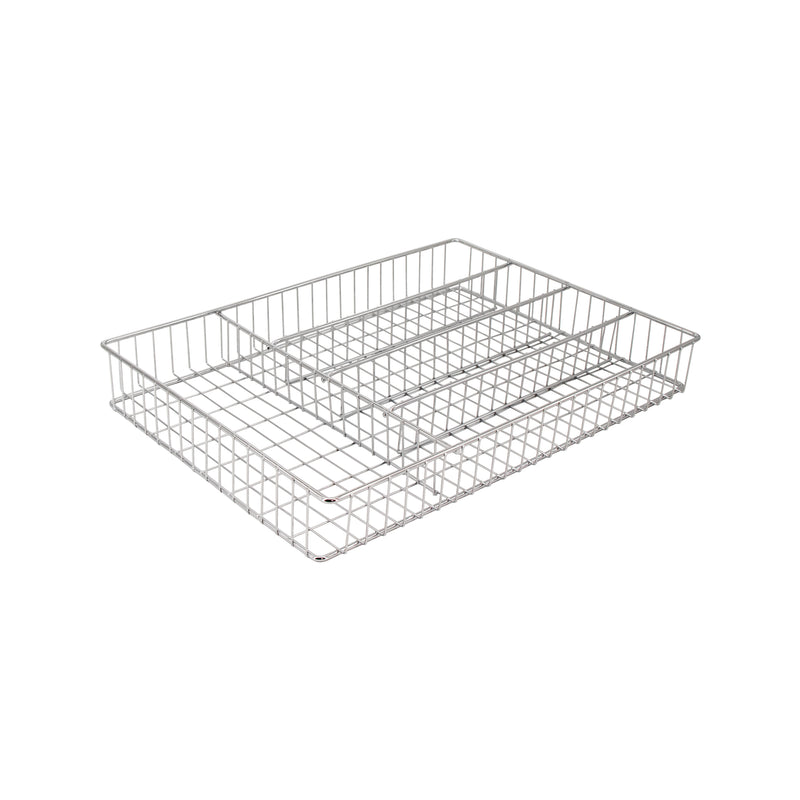 REGENT CHROME RECT. WIRE CUTLERY TRAY, (350X250X50MM) – HCS Home and ...