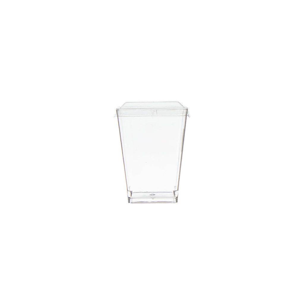REGENT DISPOSABLE PLASTIC CUPS GEOMETRIC WITH DOME LID 10SETS, 160ML ...