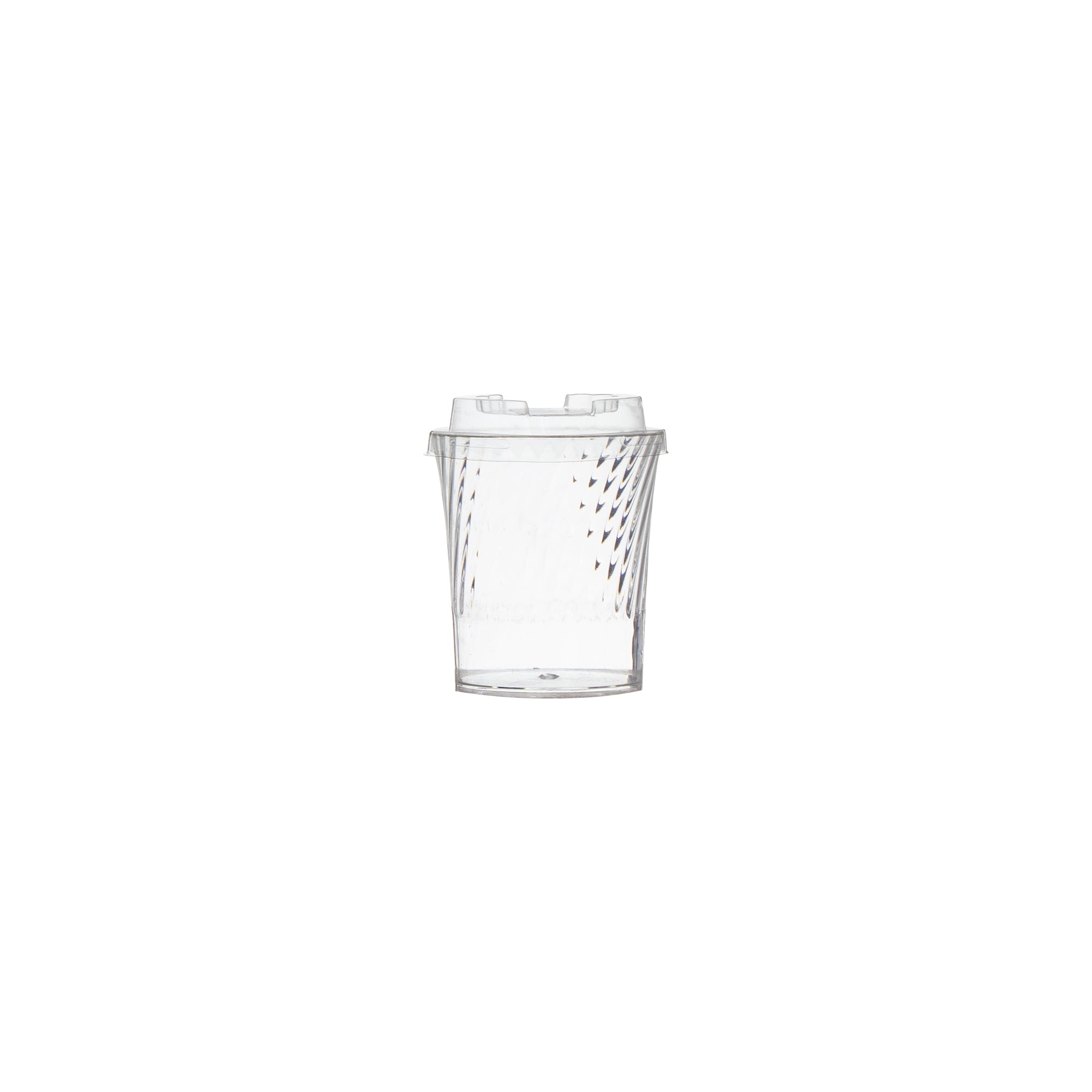 REGENT DISPOSABLE PLASTIC CUPS ROUND FLUTED WITH LIDS 10SETS, 145ML(70 ...