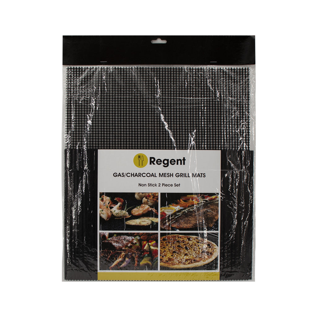 REGENT RE-USABLE NON STICK MESH BRAAI/GRILL MAT 2PC SET, (360X420MM ...