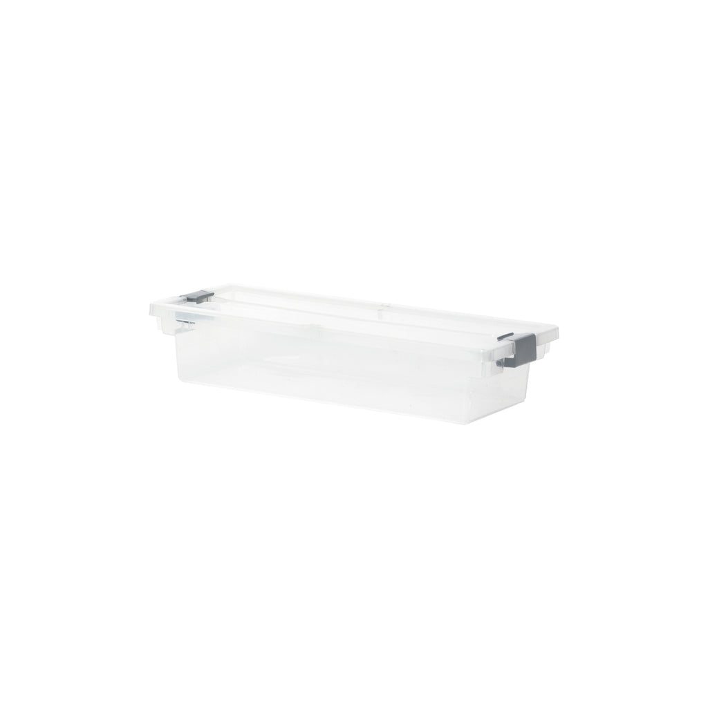 REGENT PLASTIC CLIPPY BOX LONG, CLEAR & GREY, (365X140X75MM) – HCS Home ...
